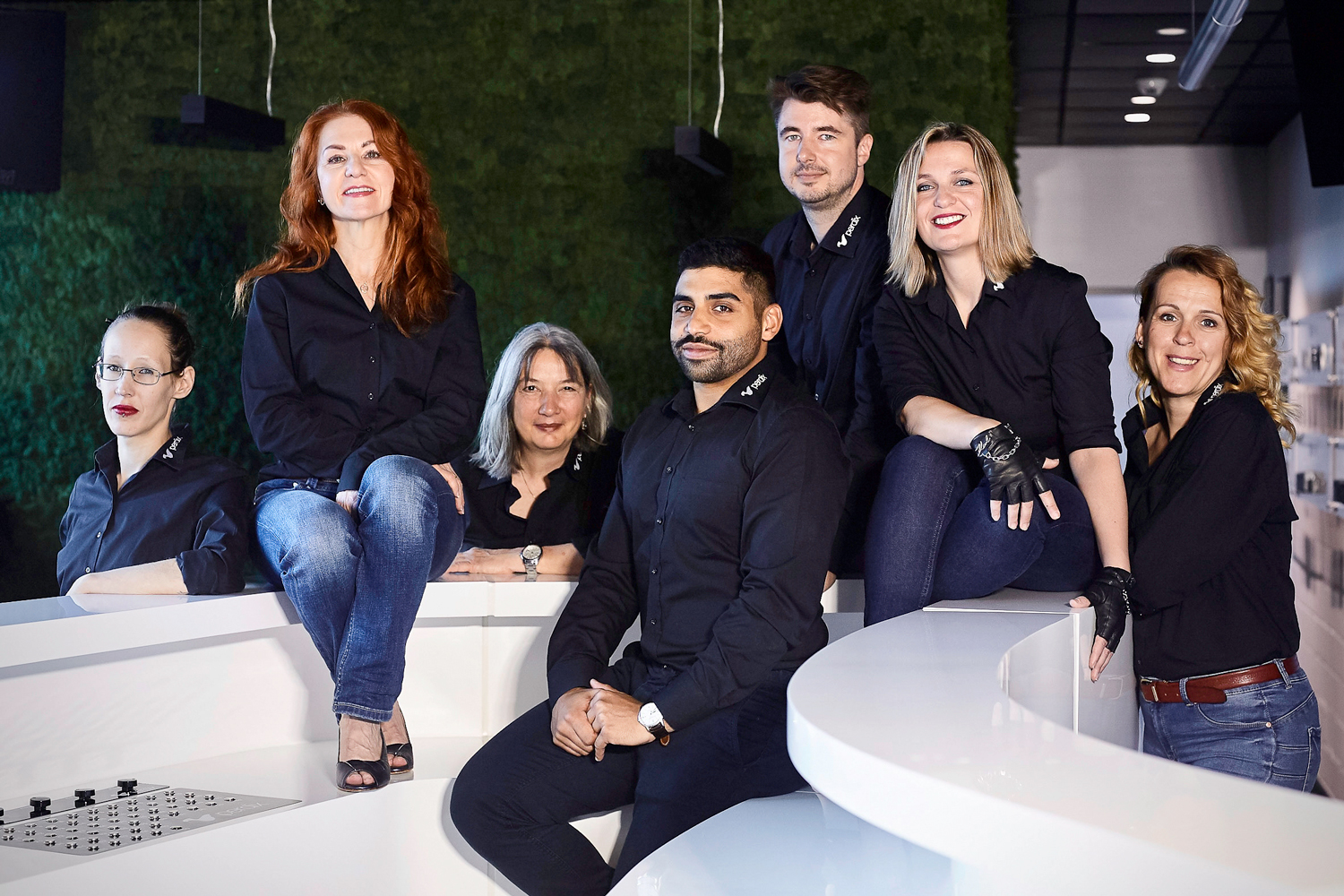 Fotoshooting bei perdix – das Team